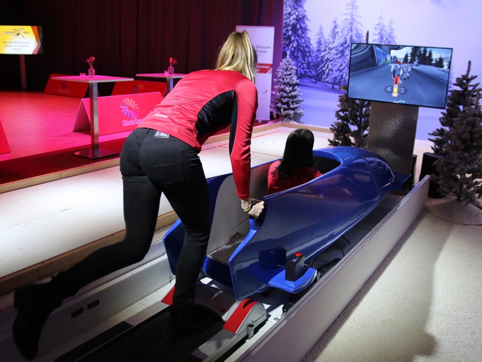 Bob Simulator mieten, Bob anschieben für Events!