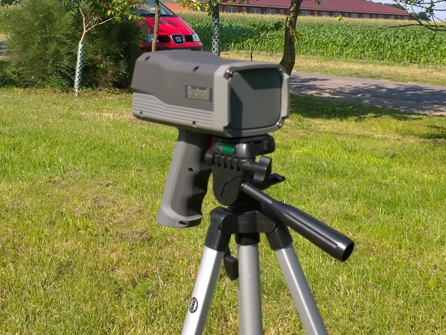 Fußball Speed Radar (rot/schwarz)