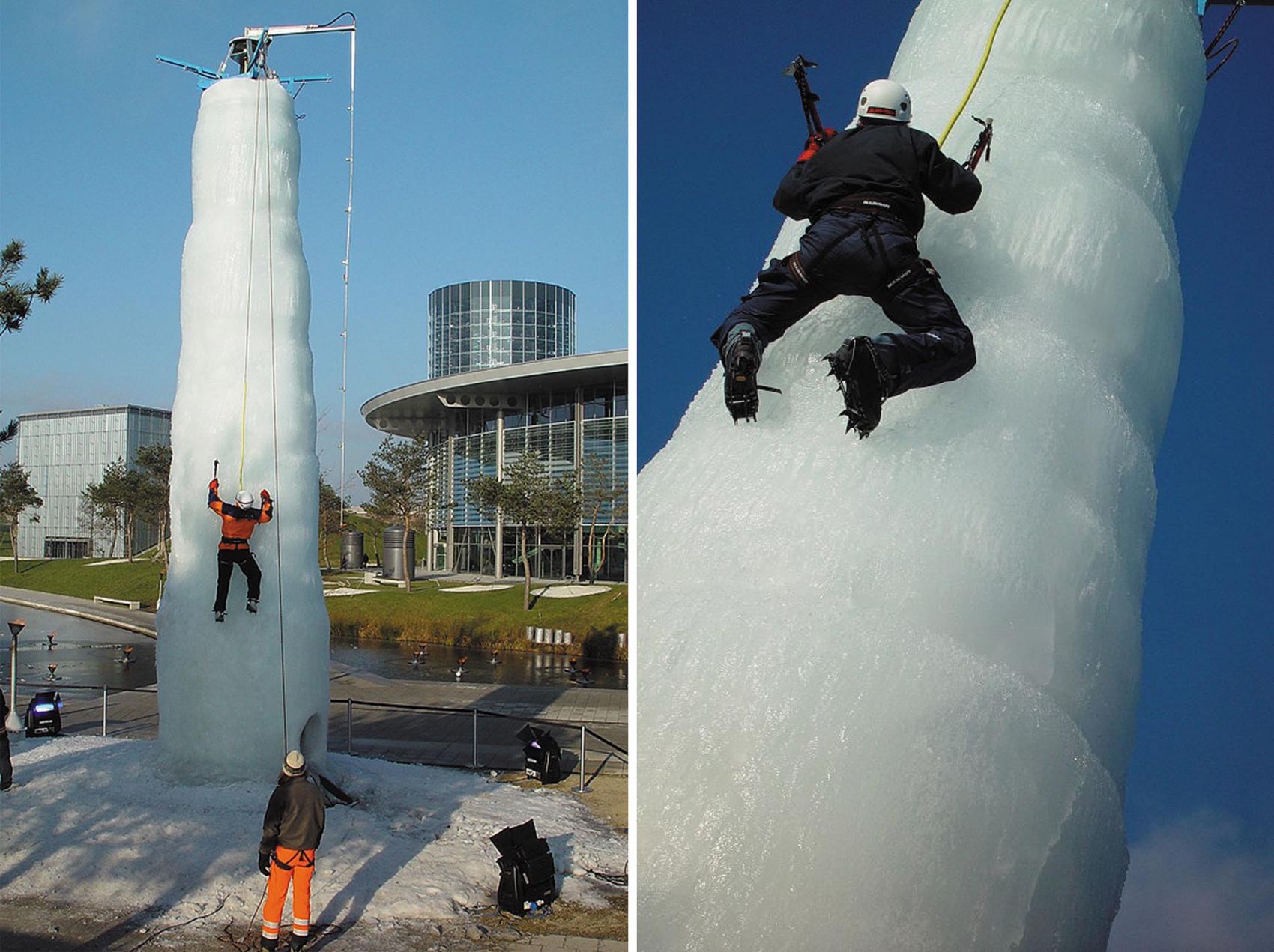 Icetower Eiskletterturm 10m