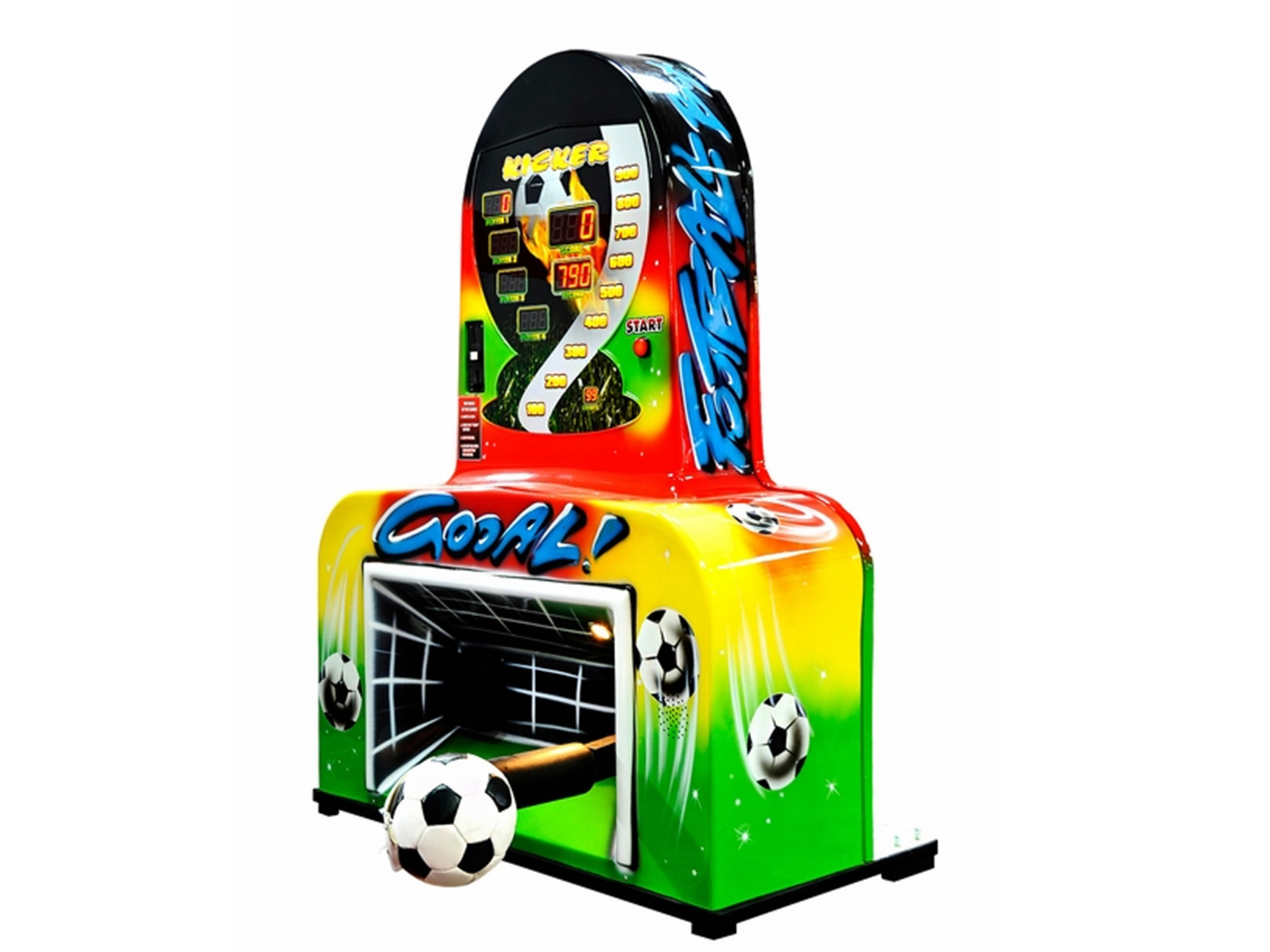 Power Kick Soccer Simulator - Schußkraftmessser, Fußballsimulator (für ...